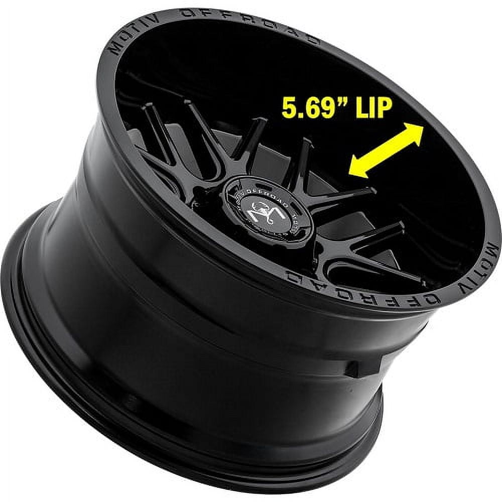 "Motiv 423B Magnus Black Wheel Rim, 20"" x 10"" 6 x 135mm/6 x 5.5 ...