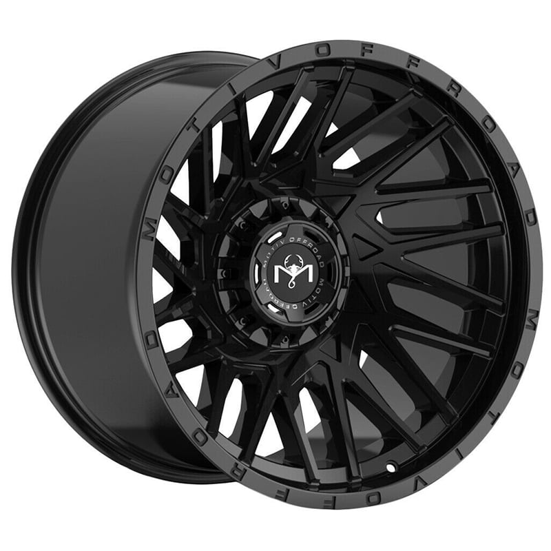 Motiv 424MB Mutant Gloss Black Machined Wheel Rim, 20" x 9" 6 x 135mm/6 ...