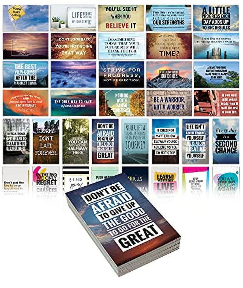 Motivation Inspiration Affirmation Cards, 60 Pack, 60 Unique Assorted ...