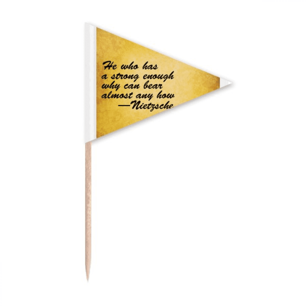 Motivation Life Answer Art Deco Fashion Toothpick Triangle Cupcake Toppers Flag - Walmart.com
