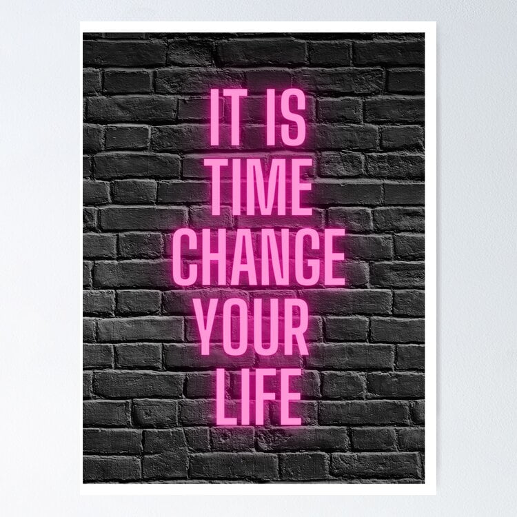 Motivation Positive Thinking Poster- Unframed Poster | Wall Art ...