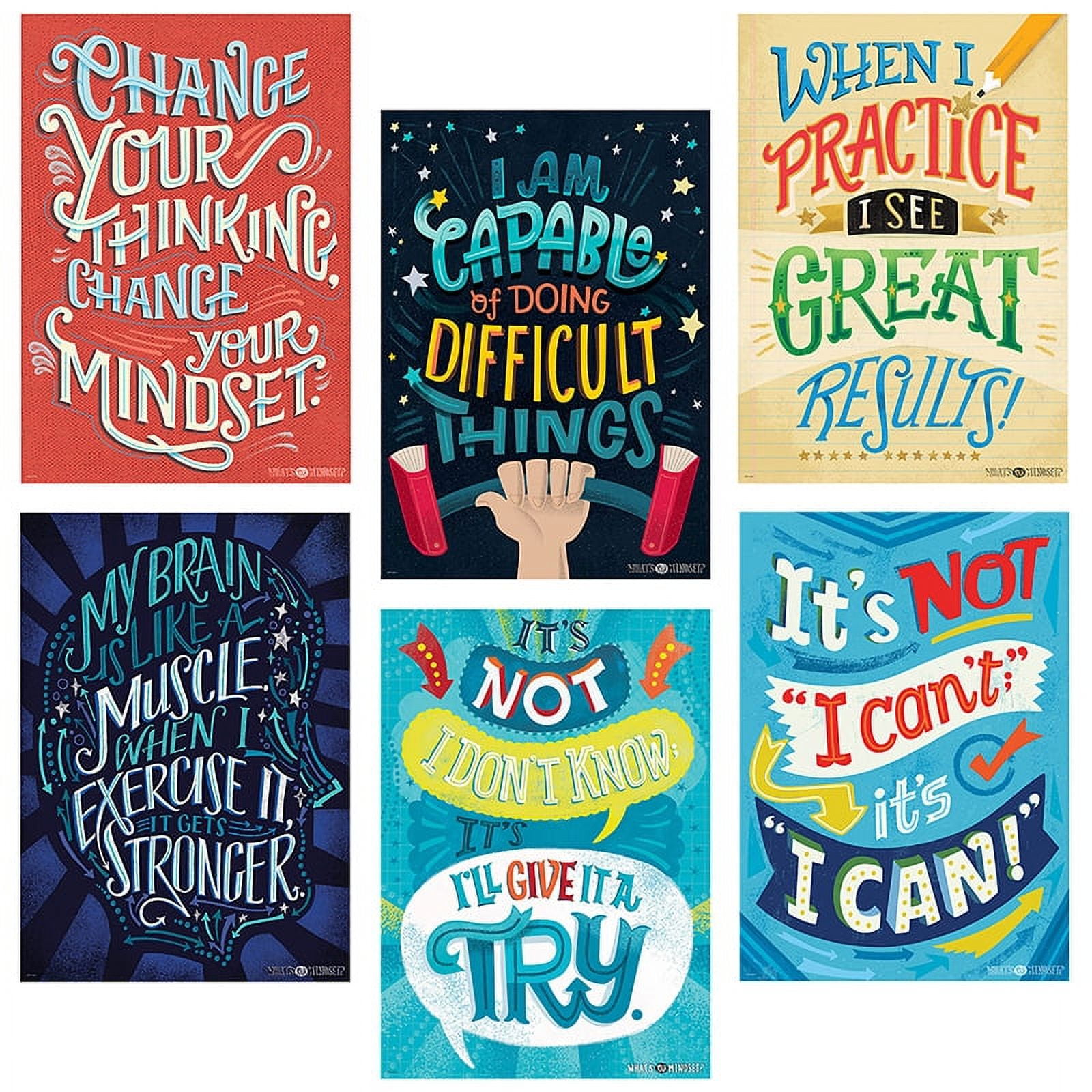 Motivation Posters Pack - Walmart.com