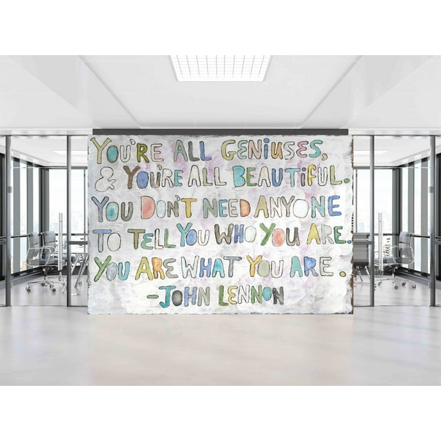 Motivation Wall Mural, Custom Wallpaper, Motivational Wall Mural ...