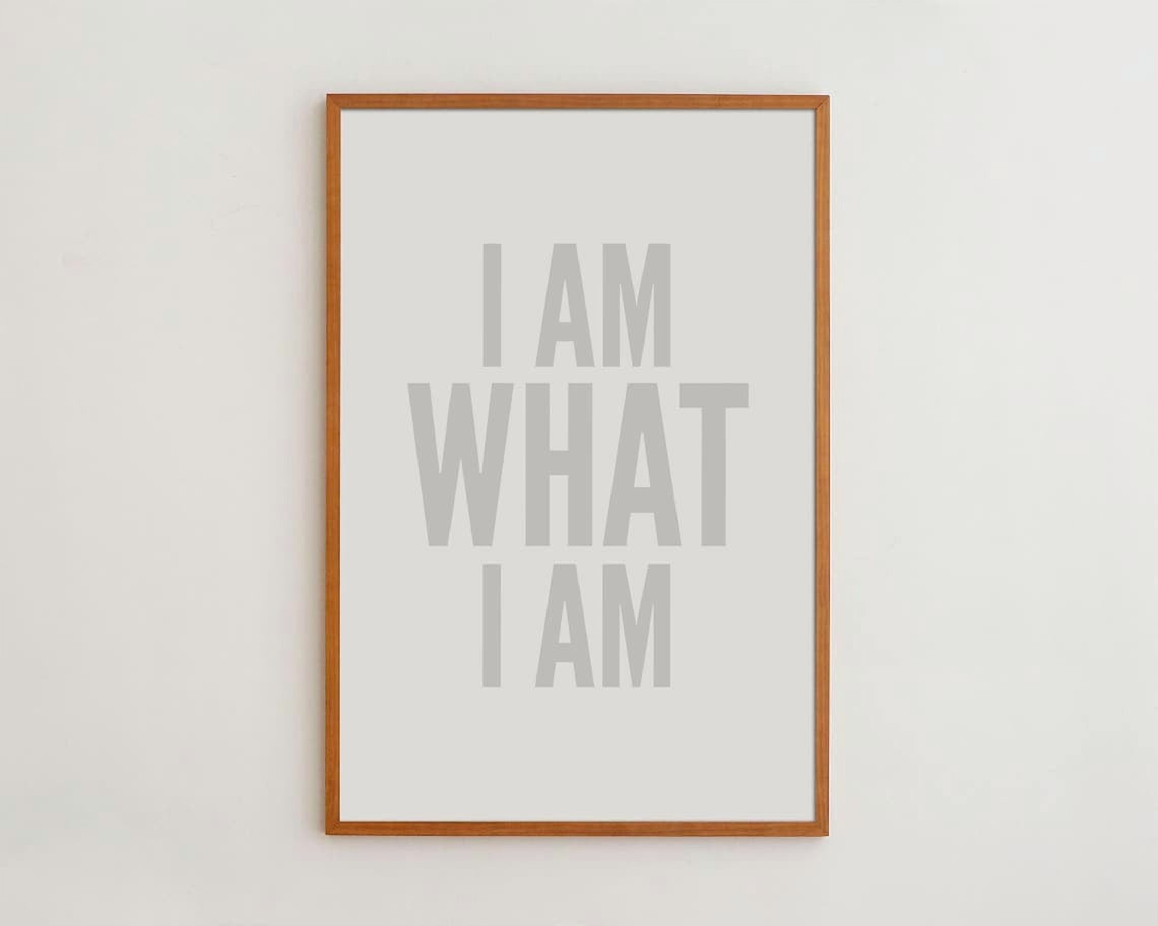 Motivational Art Print For Minimalist Room Decors White And Gray ...