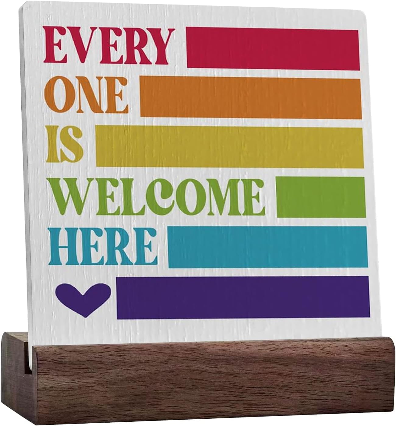 Motivational Artwork Ceramic Table Sign Rustic Farmhouse Style Colorful ...