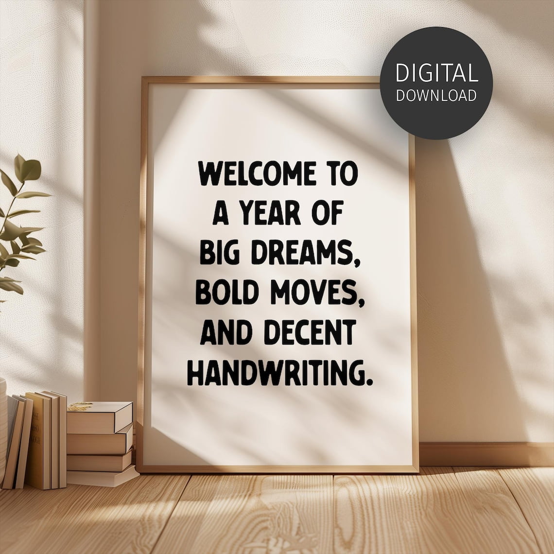 Motivational 'Back To School' Poster, Classroom Poster, Wall Art For ...
