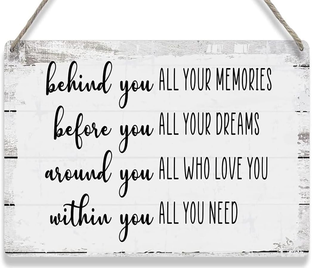 Motivational Behind You All Your Memories Before You All Your Dreams Quote Sayings Home Wall ...