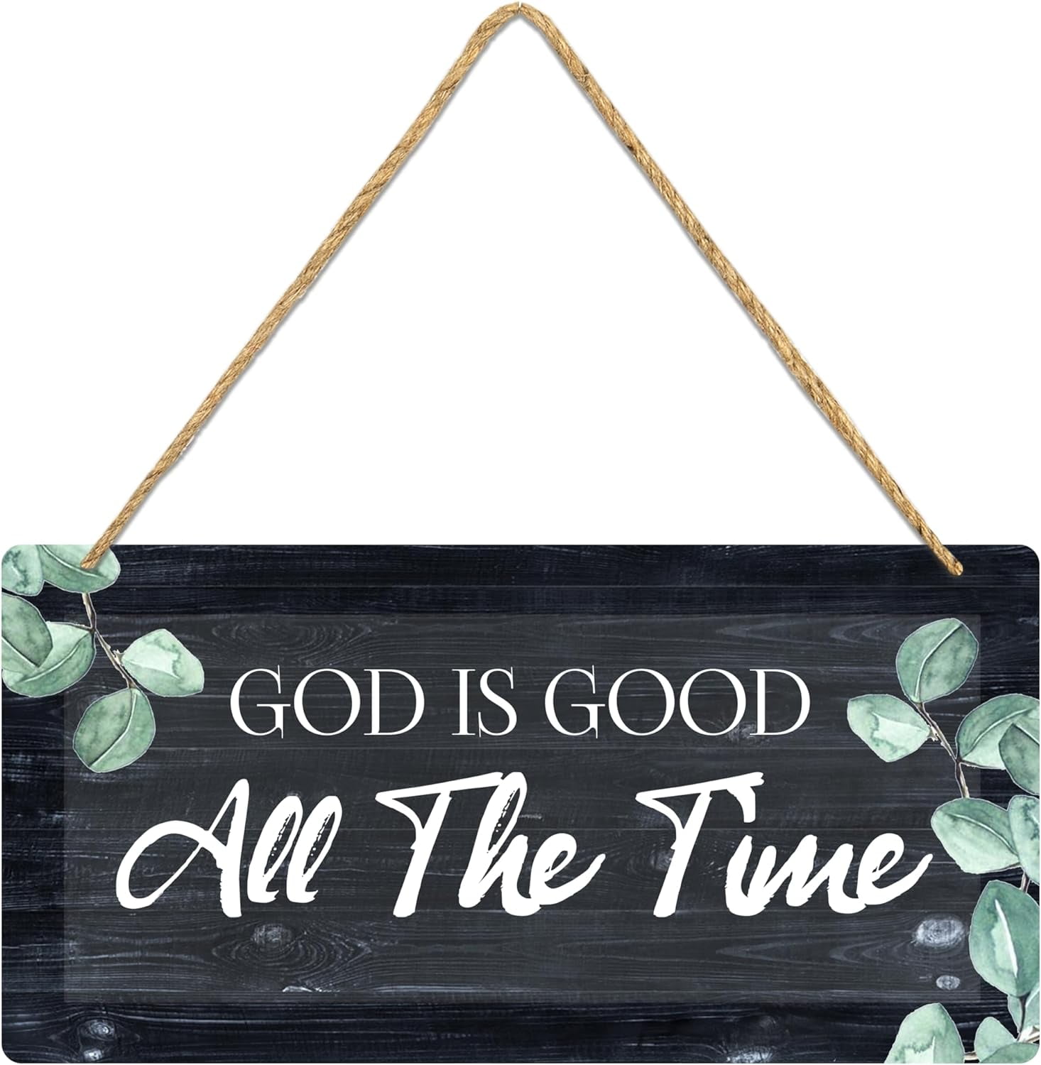 Motivational Bible Verses Wood Hanging Decor Sign, God is Good All The ...