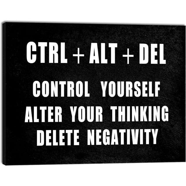 Motivational CTRL+ALT+DEL Classroom Positive Quotes Inspirational ...