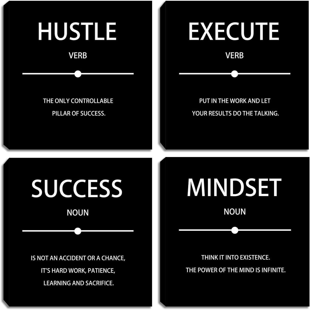 Motivational Canvas Wall Art Inspirational Wall Art Office Wall Decor ...