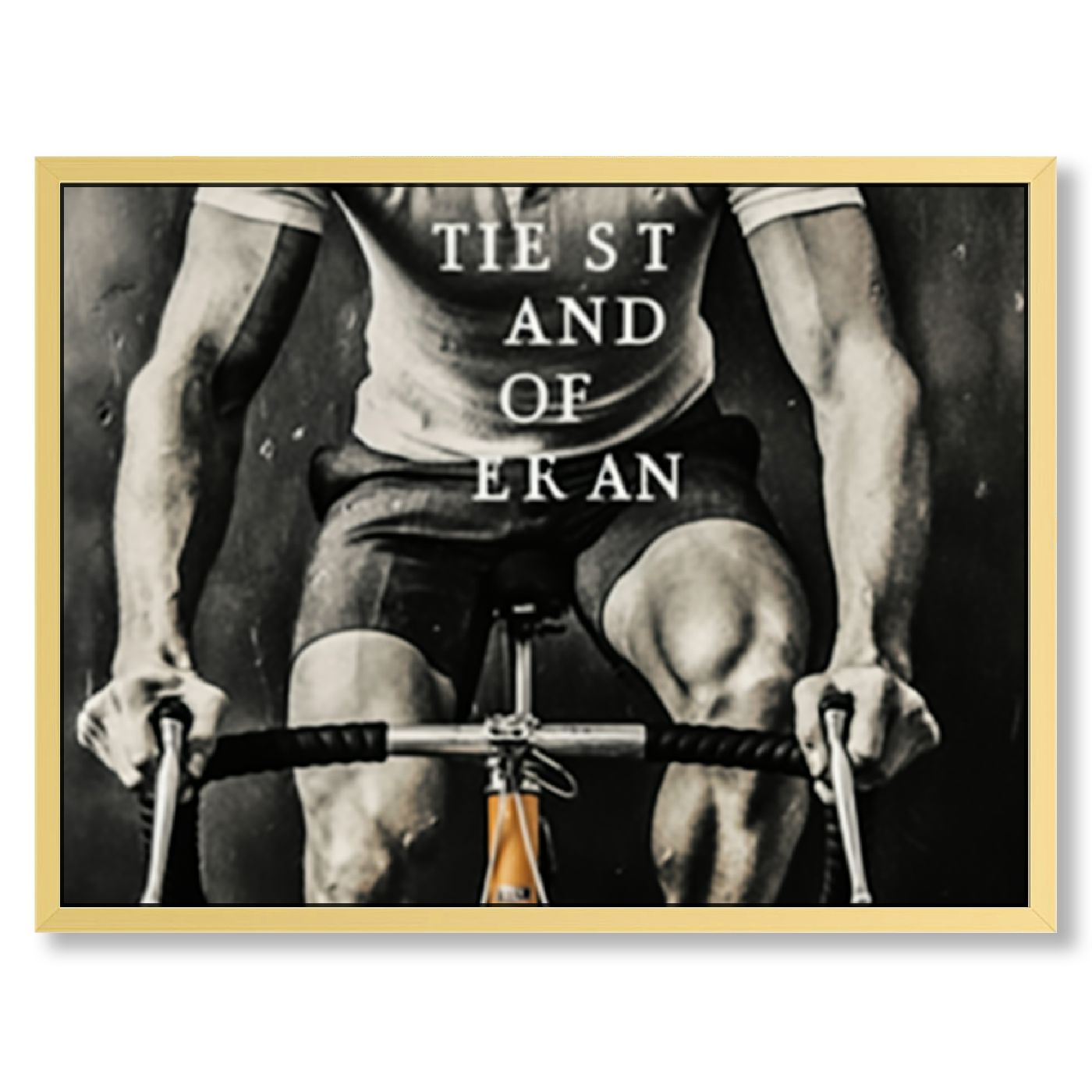 Motivational Canvas Wall Art Sport Quotes Black and White Muscle Man ...