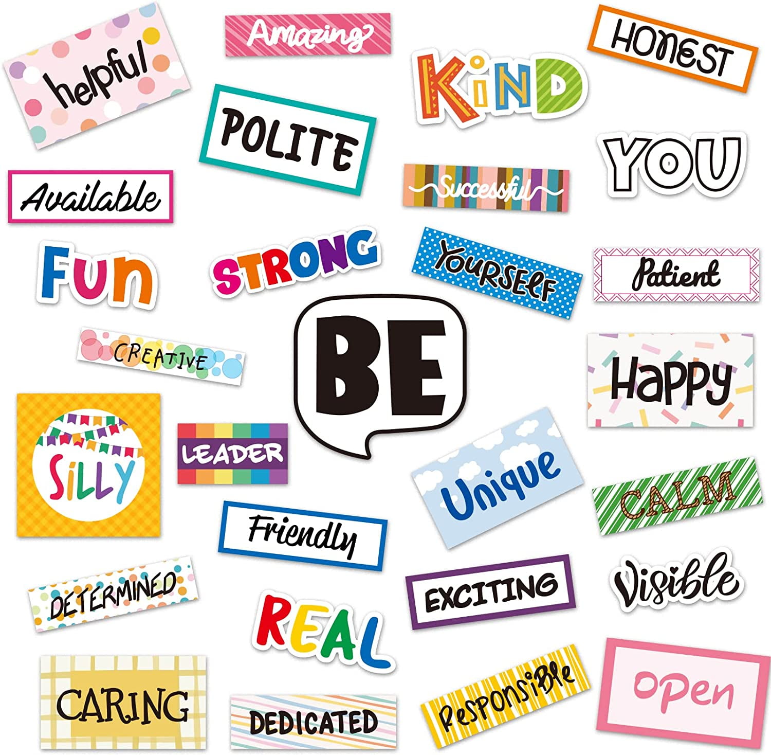 Motivational Classroom Cutouts Inspirational Quotes Classroom Bulletin ...