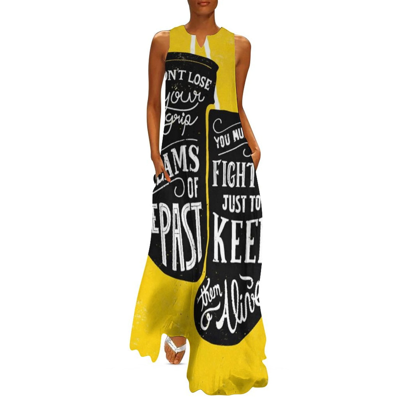 Motivational Decorative Picture Boxing Gloves Long Dress Luxury Woman ...