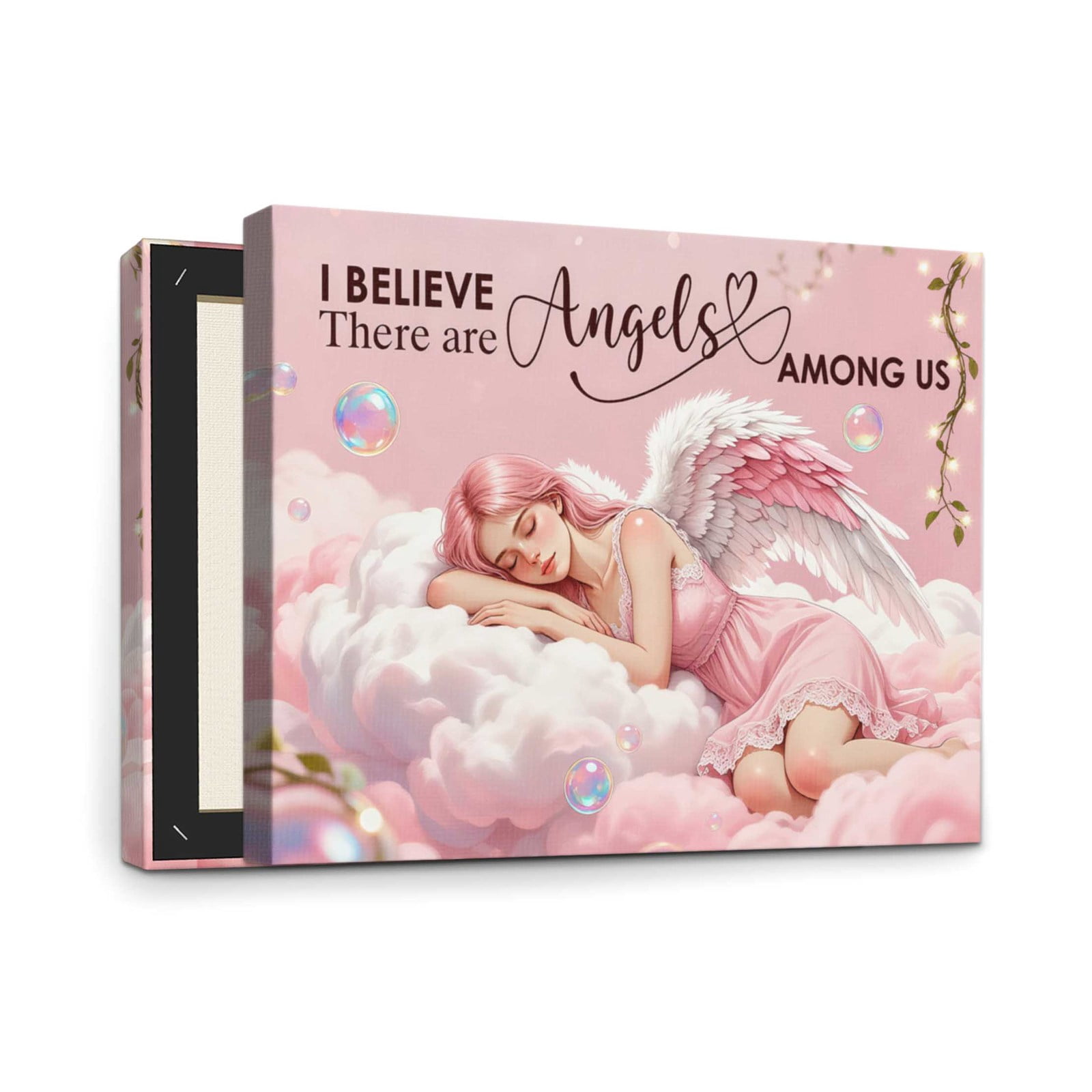 Motivational Fantasy Framed Canvas Wall Art - I Believe There Are ...
