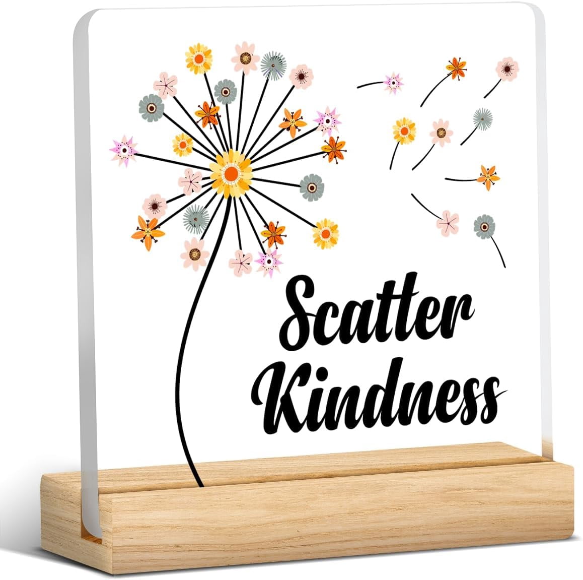 Motivational Gifts Inspirational Kindness Quote Clear Desk Decorative ...