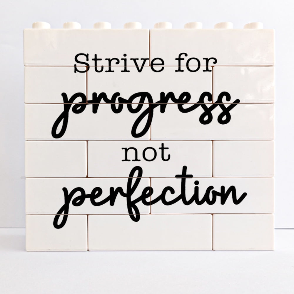 Motivational Home Office Decor Classroom Decor Farmhouse Block Building ...