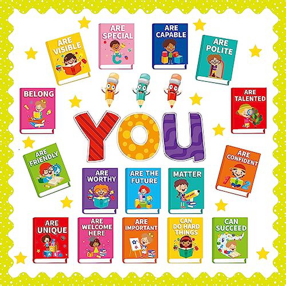 Motivational Inspirational Bulletin Board Decoration Set Inspirational ...