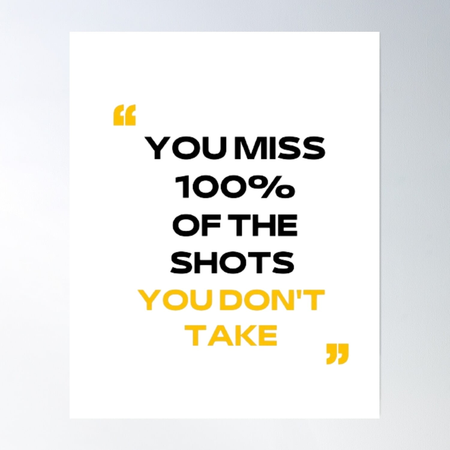 Motivational Inspirational Quotes Poster Wall Art Modern Wall Decor Art ...