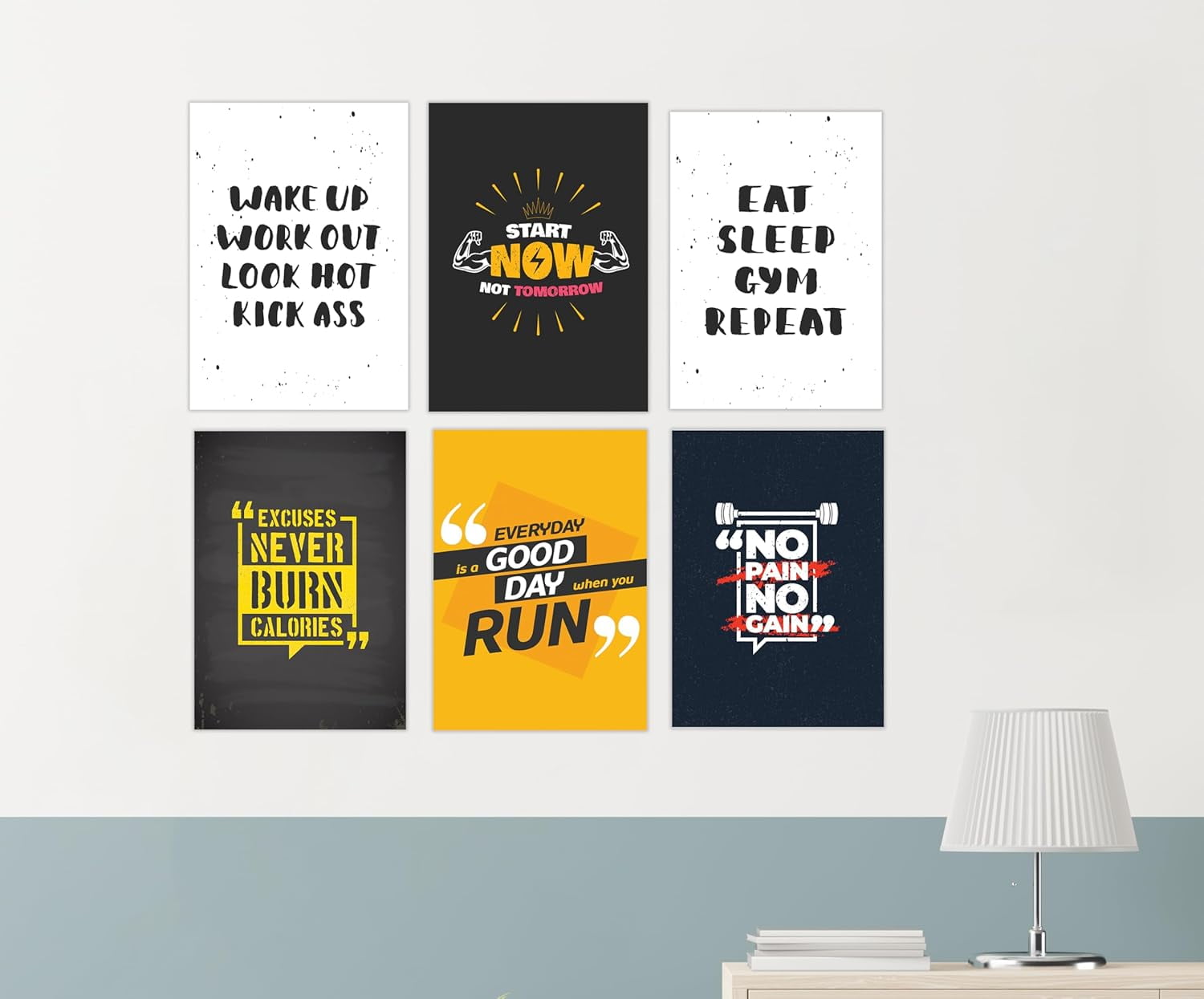 Motivational & Inspirational Vertical Wall Paper Poster Pack - Set of 5 ...