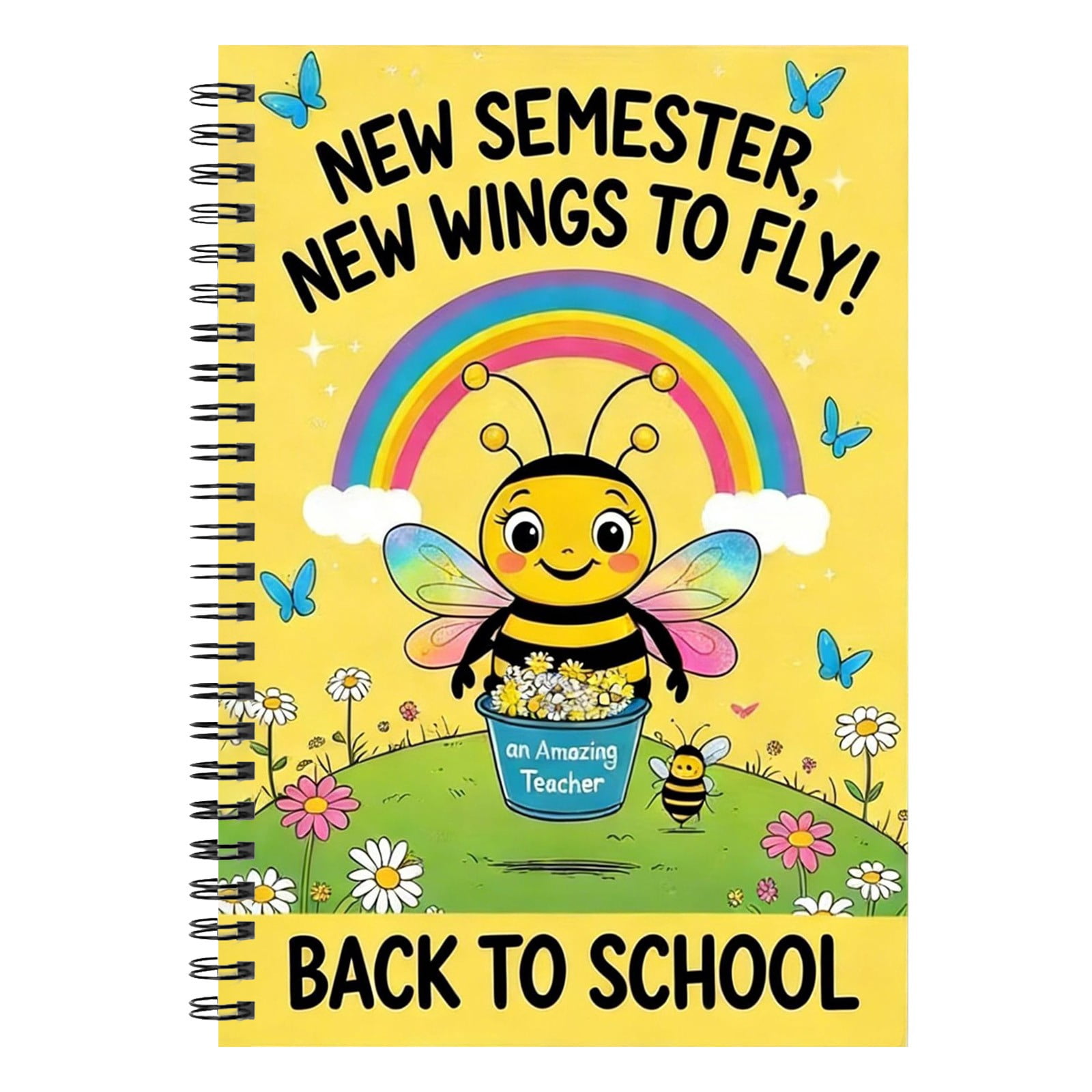 Motivational Notebook For Students, Cute Print With Inspirational ...