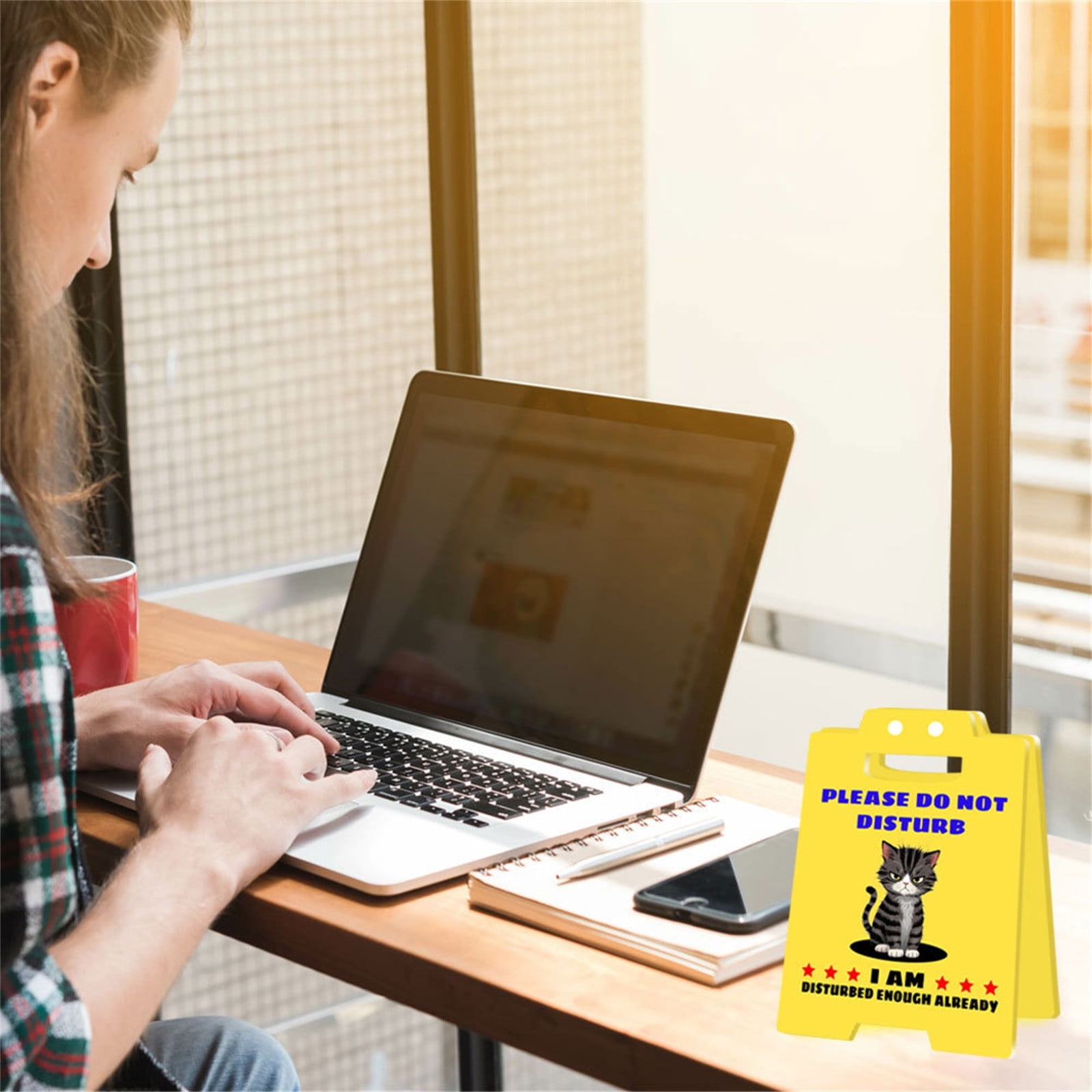 Motivational Office Sign - Funny Acrylic Desk Decor for Work & Home ...