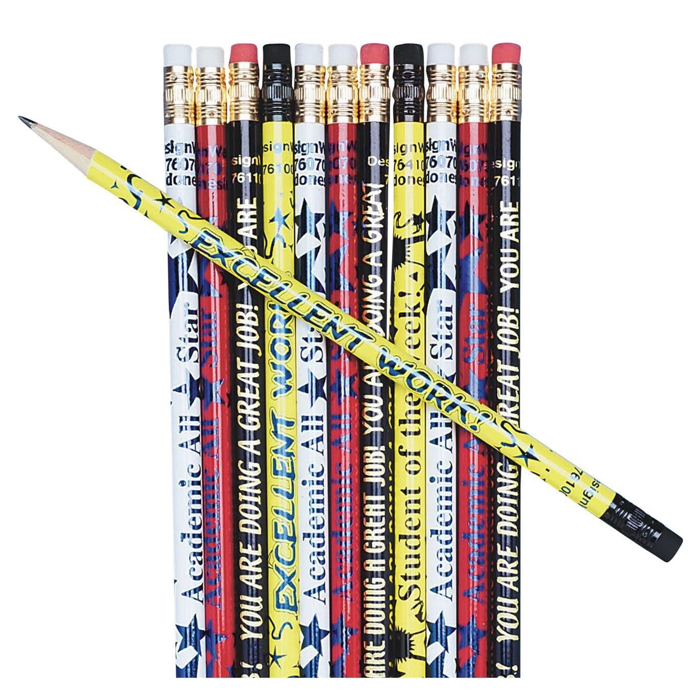Motivational Pencils (Pack of 144) - Walmart.com