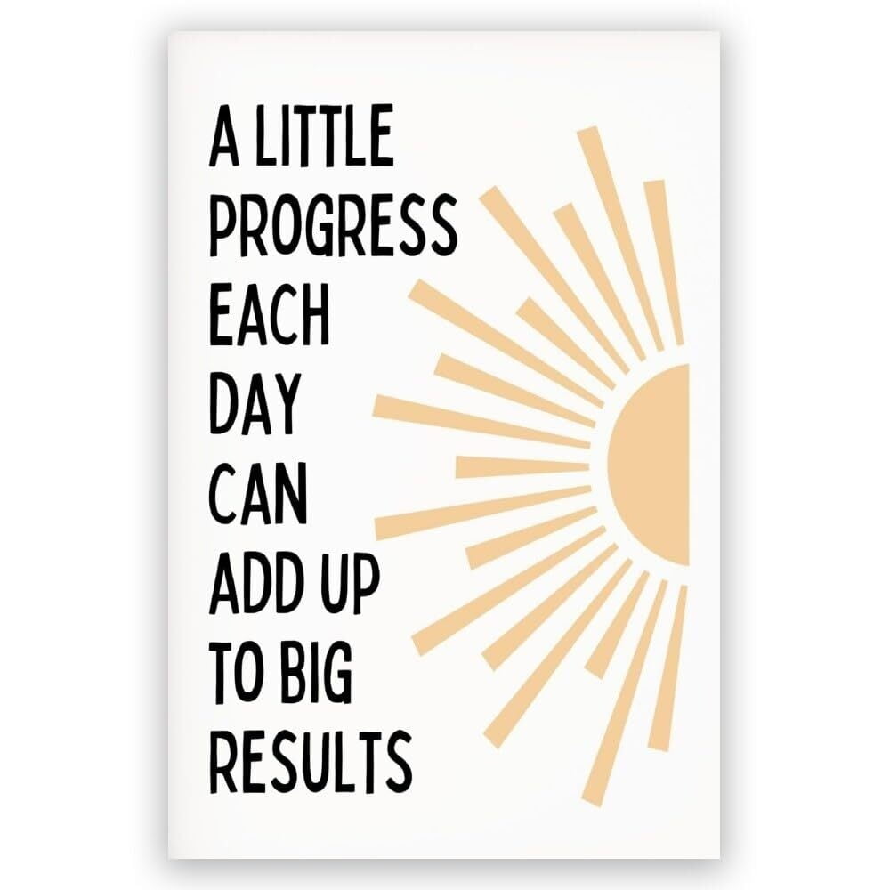 Motivational Phrases Wall Art Prints Inspirational Wall Decor A Little ...