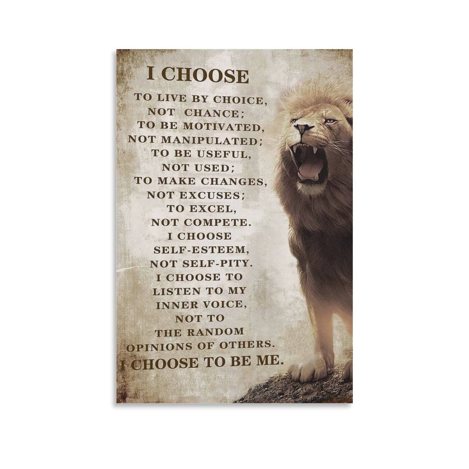 Motivational Positive Inspirational Encouragement Quotes Lion Animal I ...