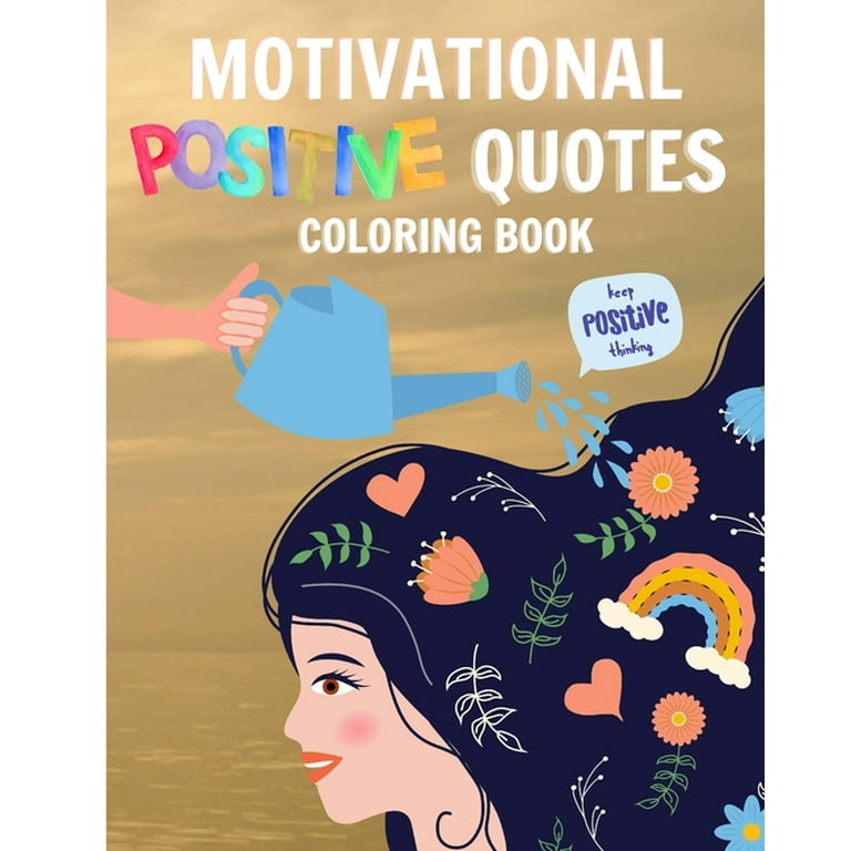 positive thinking coloring book