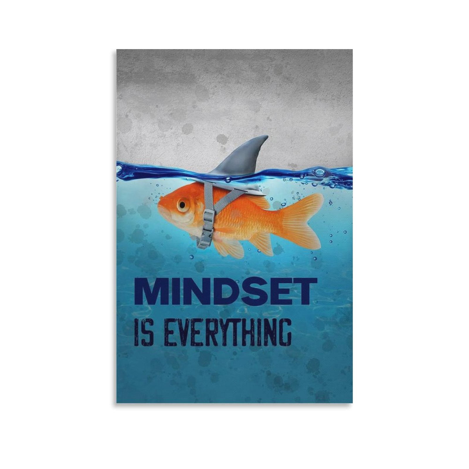 Motivational Positive Saying Mindset Is Everything Poster Cool Artworks ...