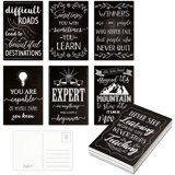 Inspirational Print Motivational Postcards, 20 Designs, 4 x 6 in, 40 ...