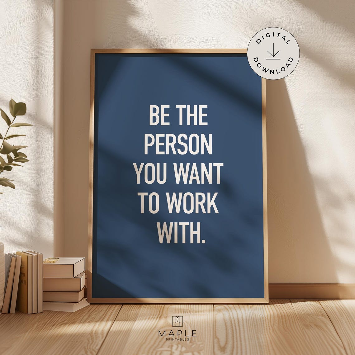 Motivational Poster, Desk Decor For Men, Masculine Office Decor ...