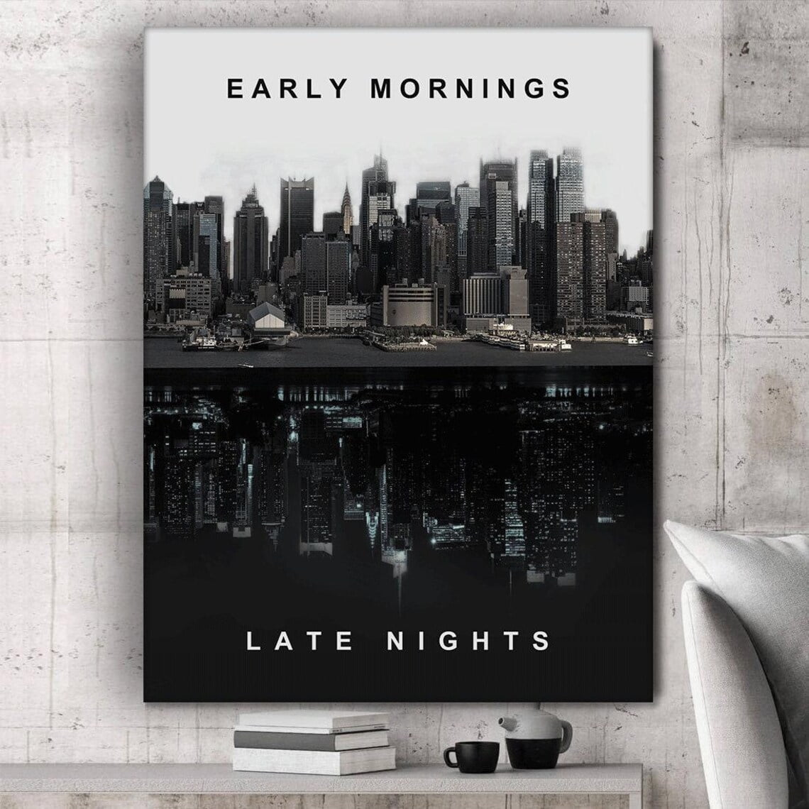 Motivational Poster - Early Mornings Late Nights - Entrepreneur Office ...