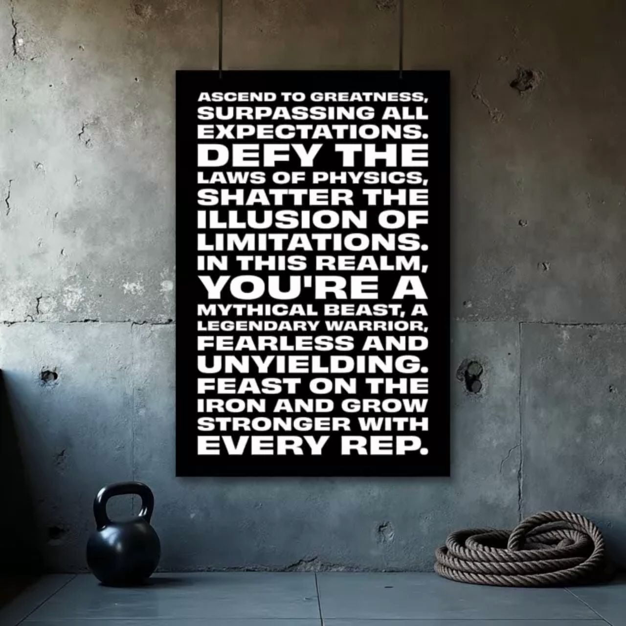 Motivational Poster - Inspiring Quotes Wall Art For Office Or Classroom ...