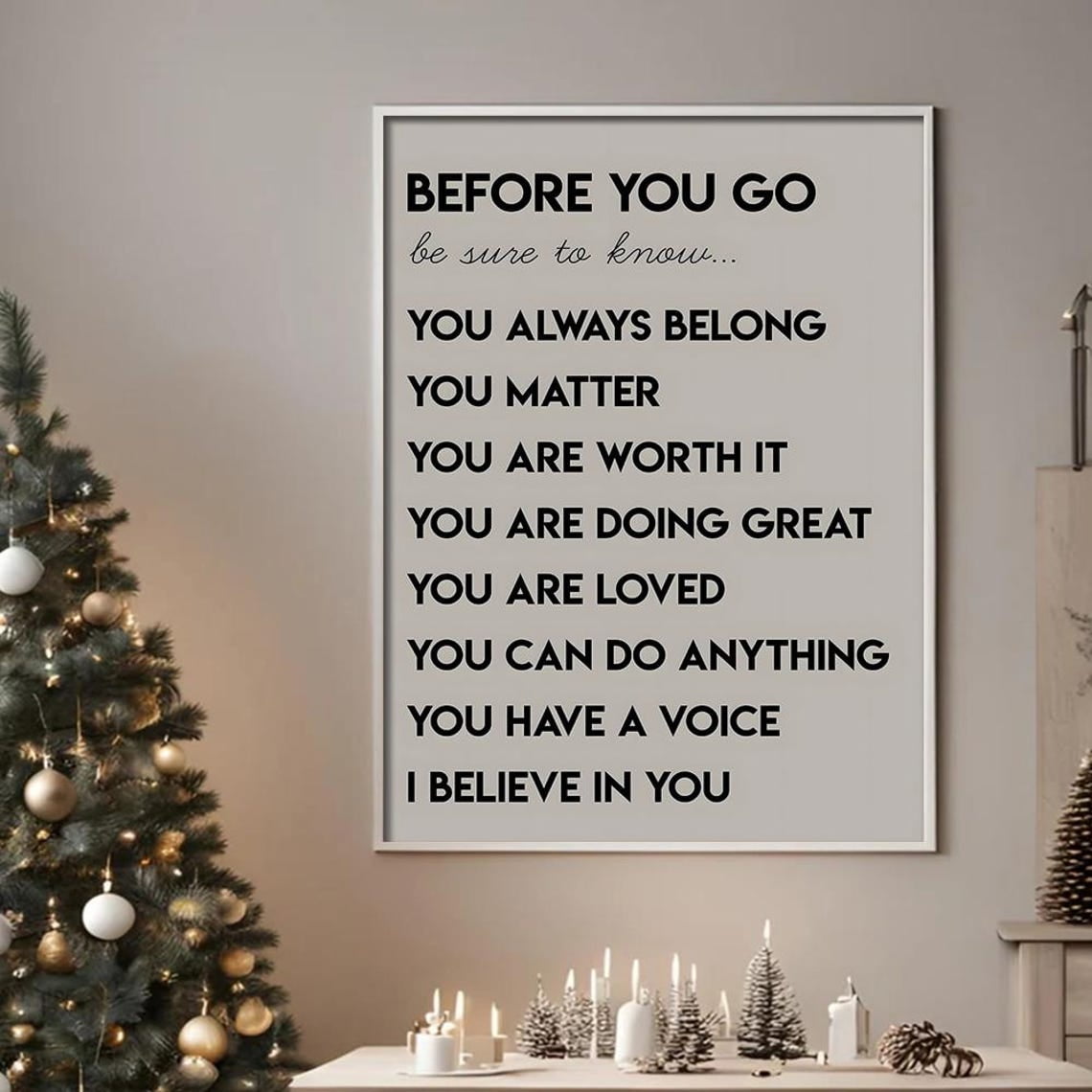 Motivational Poster Positive Affirmations, Classroom Decor Home Decor ...