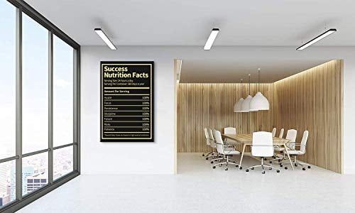 Motivational Poster Success Nutrition Facts Inspirational Wall Posters ...