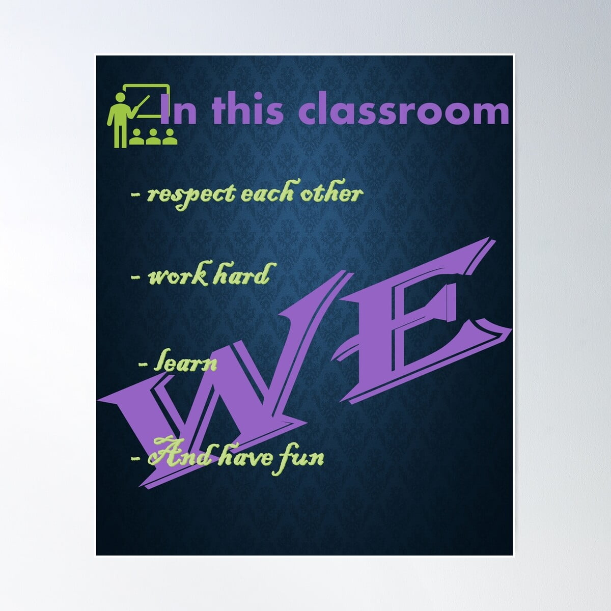 Motivational Poster For Teachers: Create A Positive Classroom ...