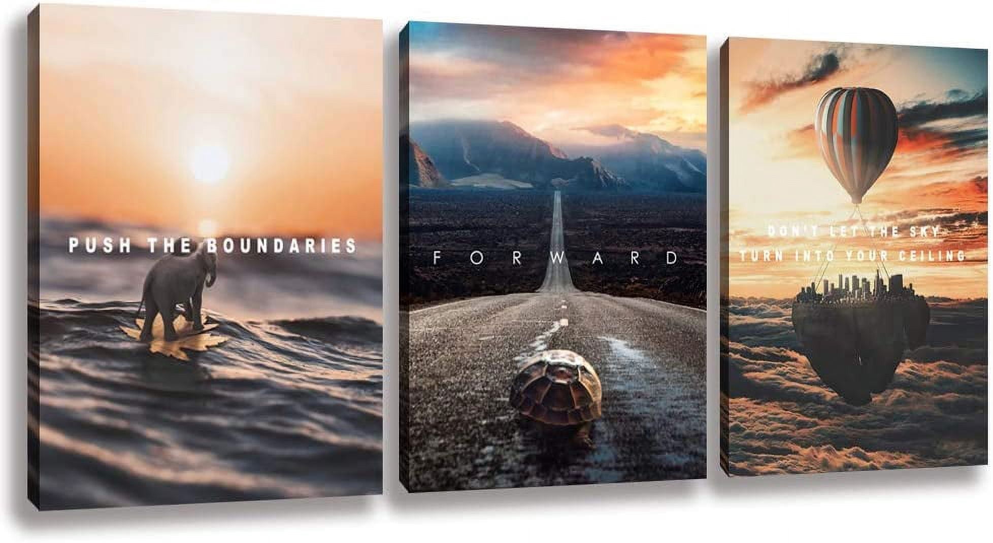 Motivational Posters Canvas Painting Inspirational Wall Art ...