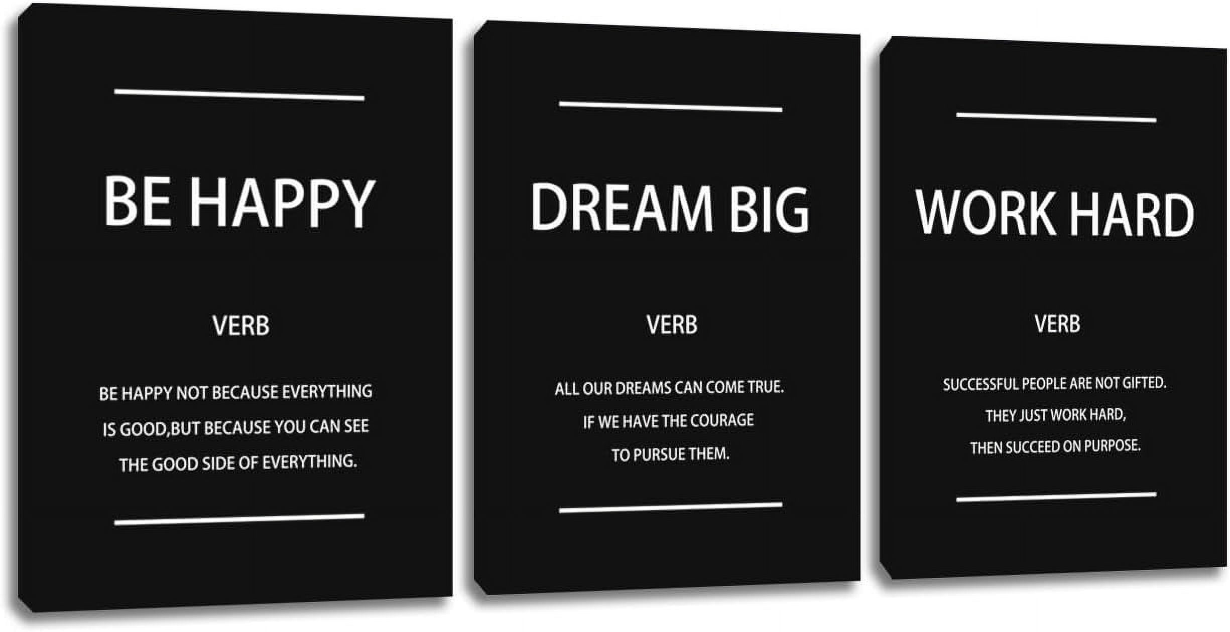 Motivational Posters Office Wall Art Inspirational Wall Art Picture 3 ...