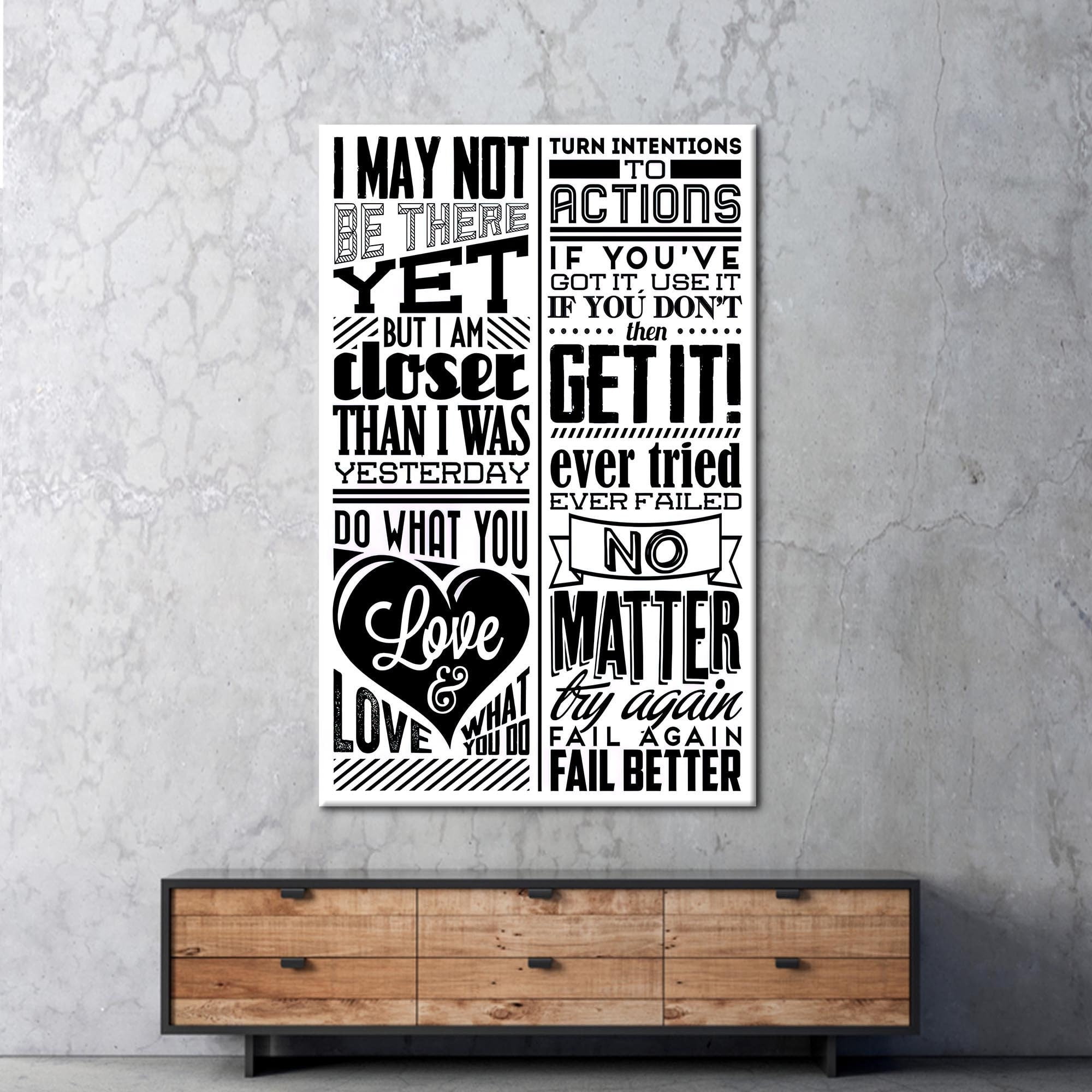 Motivational Printed, Quote Art Canvas, Positive Quotes Canvas, I May ...