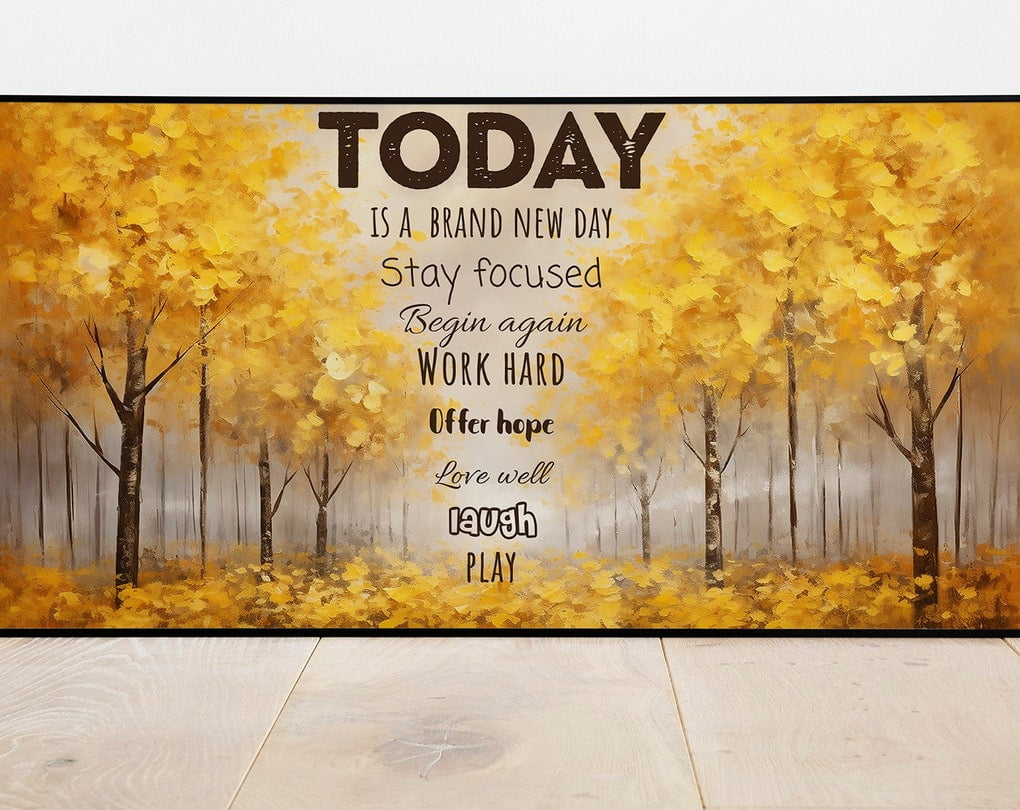 Motivational Quote Art Print, Motivational Wall Decor ,Decor For Living ...