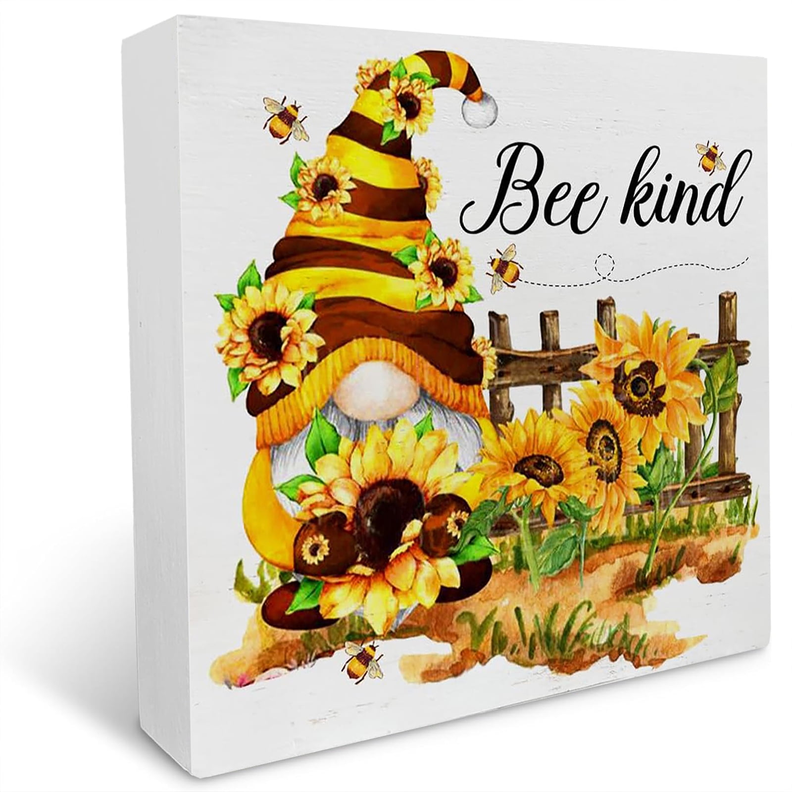 Motivational Quote Be Kind Wood Box Sign Art Desk Decor 5x5 Inches ...