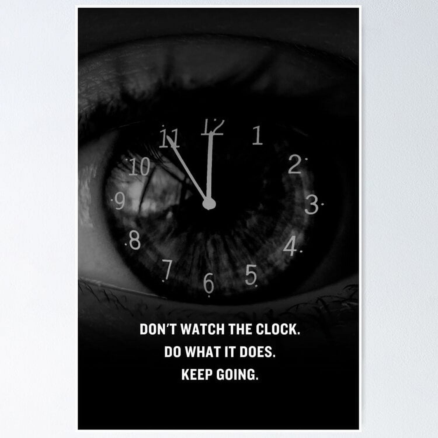 Motivational Quote- Don't watch the clock, do what it does. Keep going ...