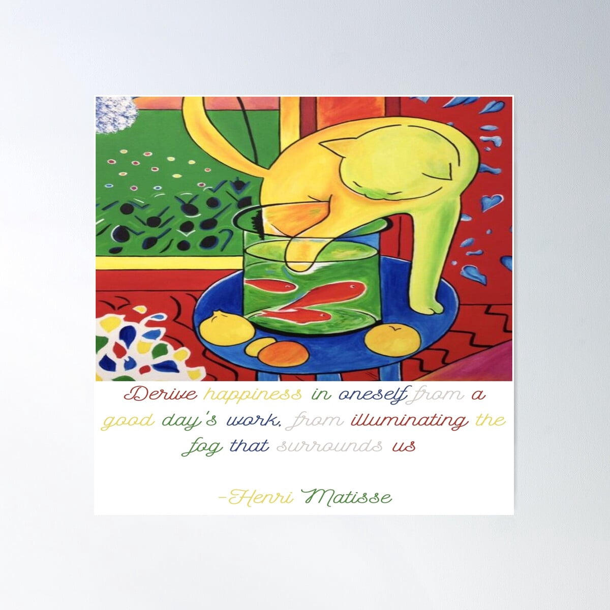 Motivational Quotes From Famous Artists Henri Matisse Vol13 Poster Wall ...