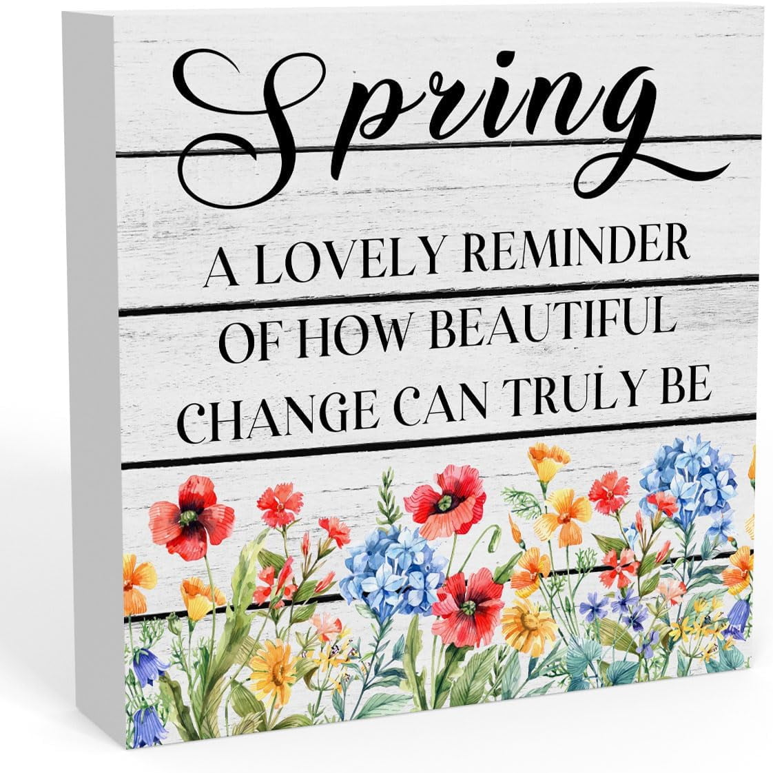 Motivational Rustic Country Farmhouse Spring Flowers Home Office Desk ...