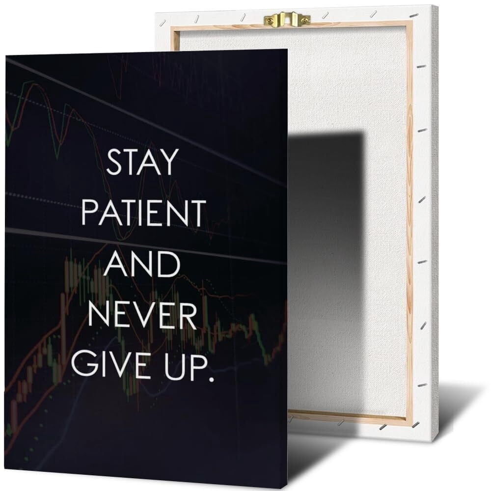 Motivational Sayings Poster Stay Patient (2) Never Give Up ...