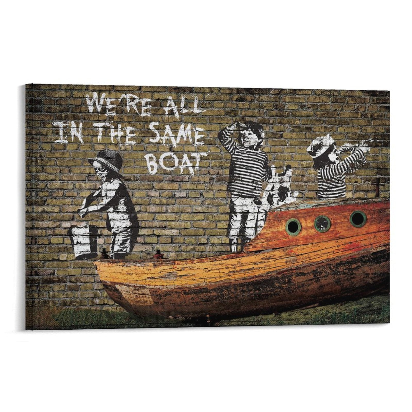 Motivational Slogans Funny Quotes Posters We're All in The Same Boat ...