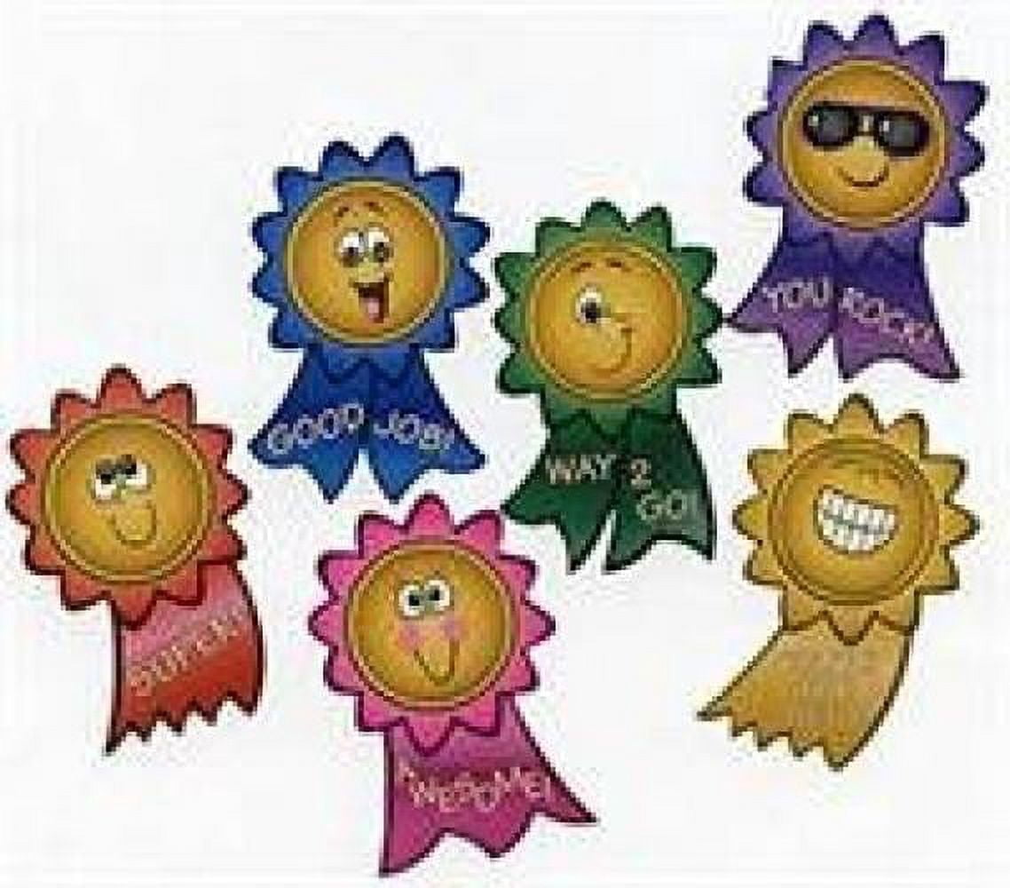 Motivational Smiley Face Stickers - Stationery - 1 Piece - Walmart.com