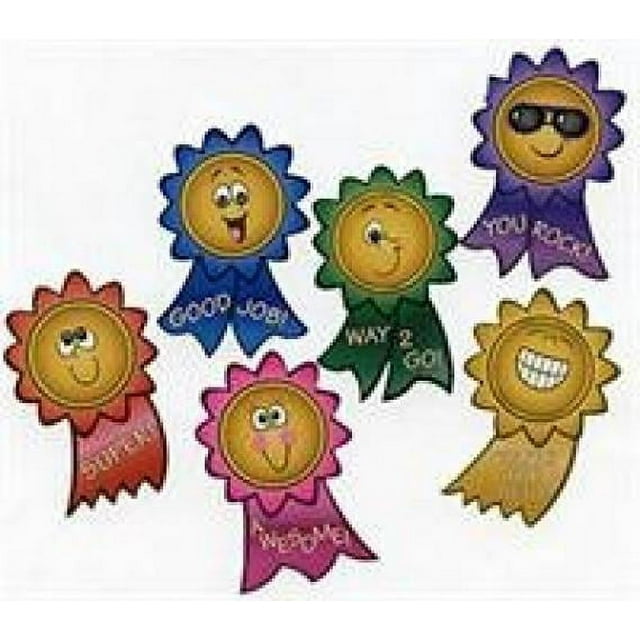 Motivational Smiley Face Stickers - Stationery - 1 Piece - Walmart.com