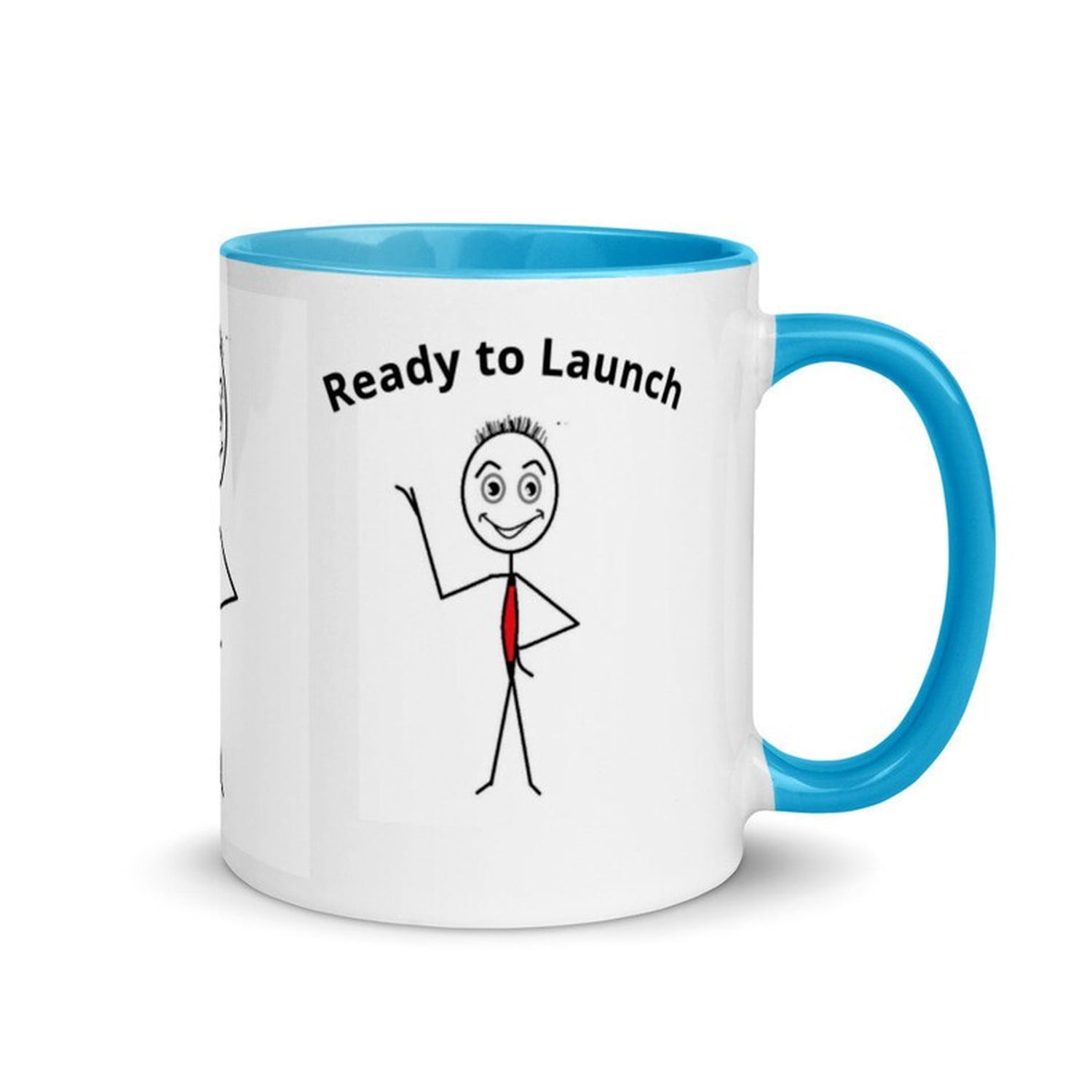 Motivational Stickman Art Mug, funny ready to launch Coffee Cup with ...